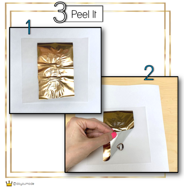 Gold Foil Vellum Overlays for Wedding Invitations – DIY Tutorial ...